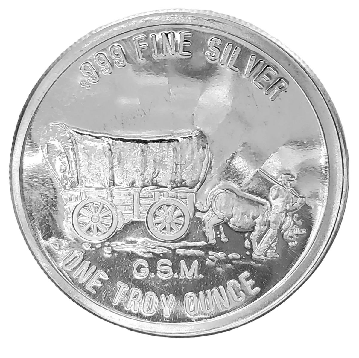 Golden State Mint 1 oz .999 Prospector Panner Fine Pure Silver Coin ...